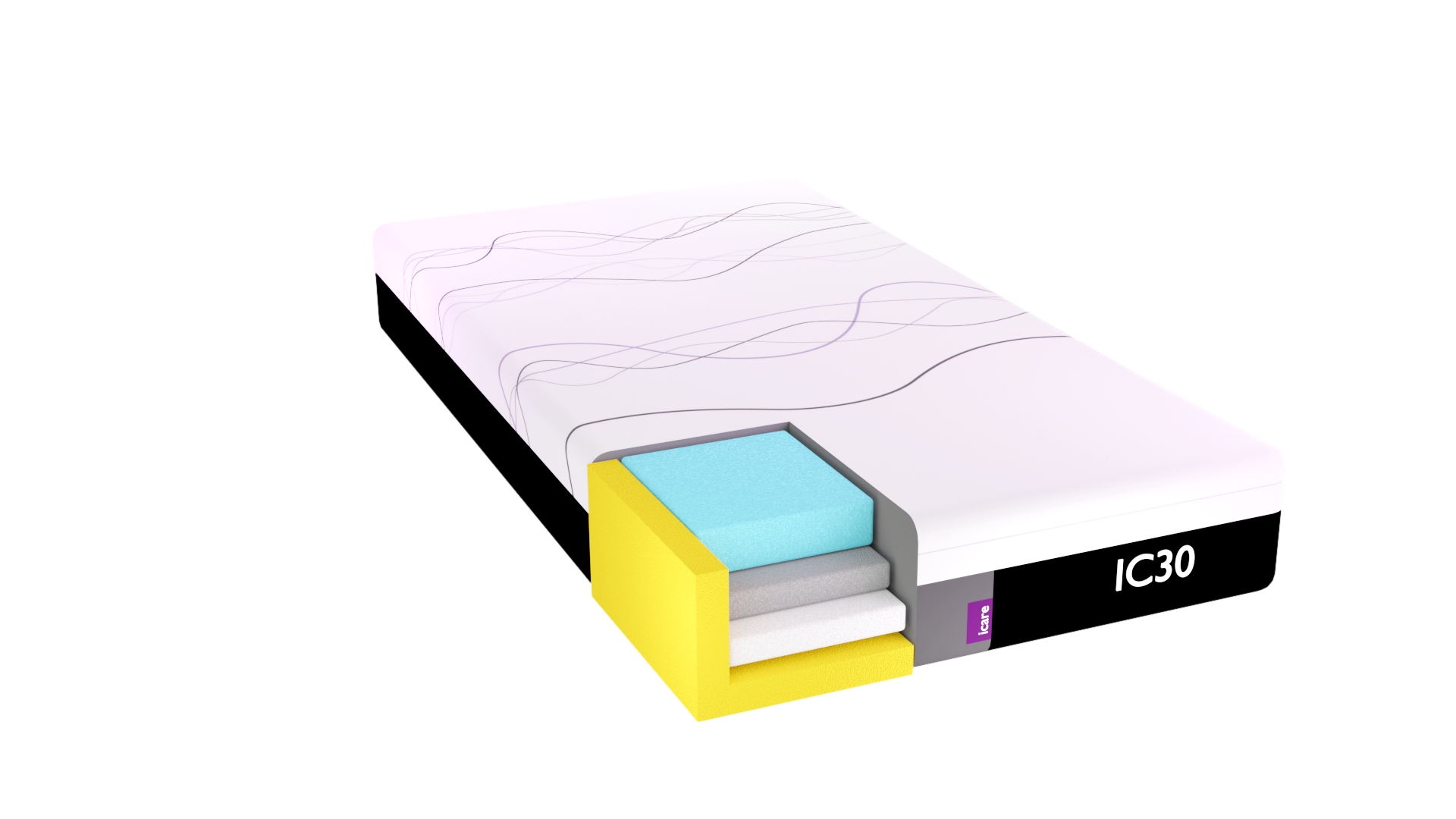 IC30 Medium ActiveX™ Gel Infused Mattress – Fisher Lane Mobility Australia