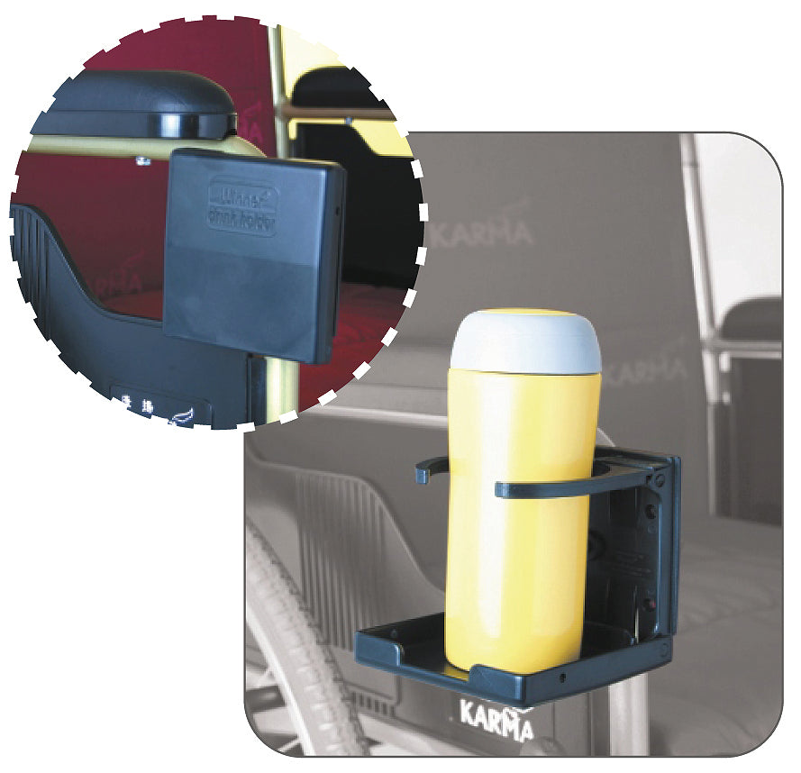 Karma Drink Holder for Ergo Series Wheelchair – Fisher Lane Mobility ...